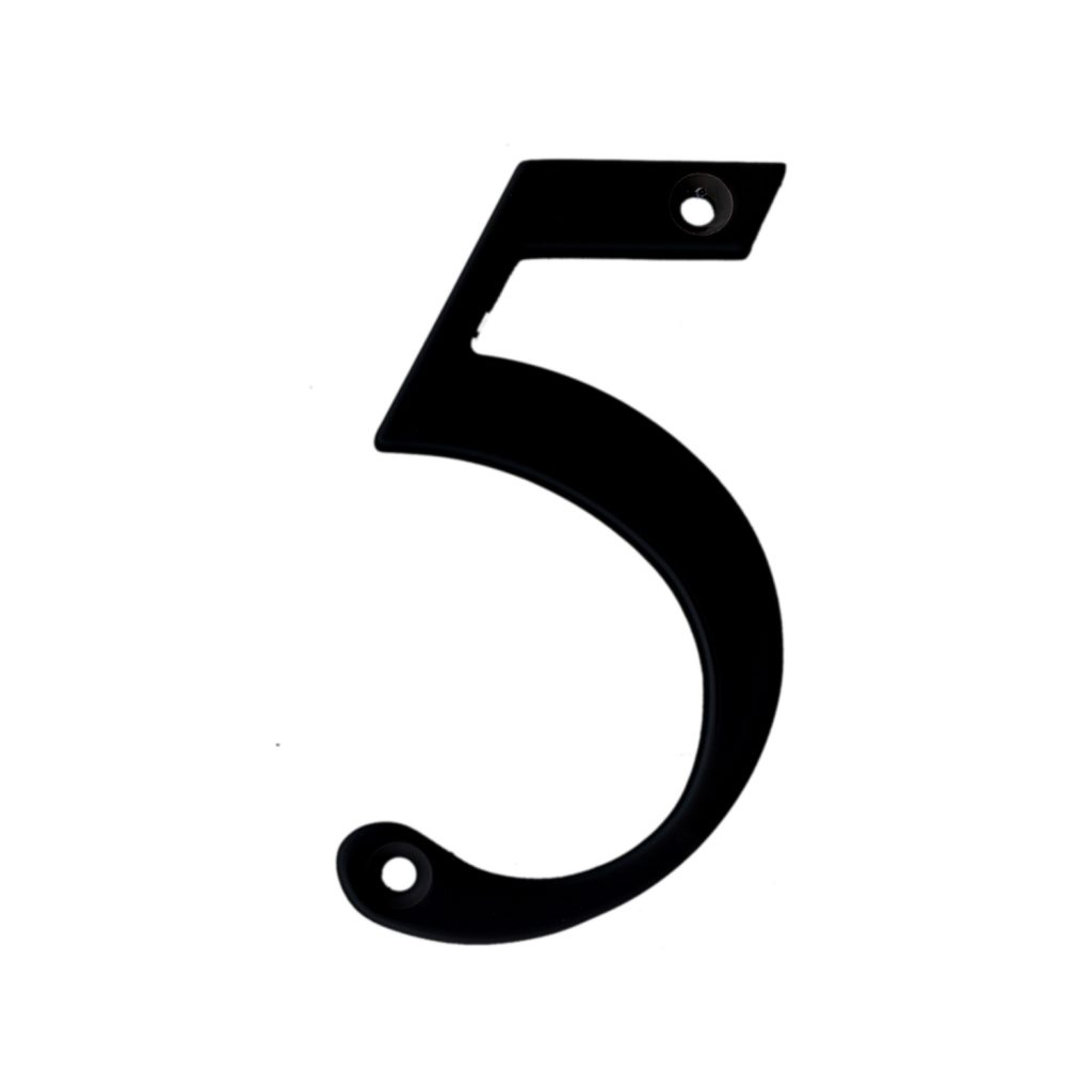 Number 5 Black | Diamond Shield Windows